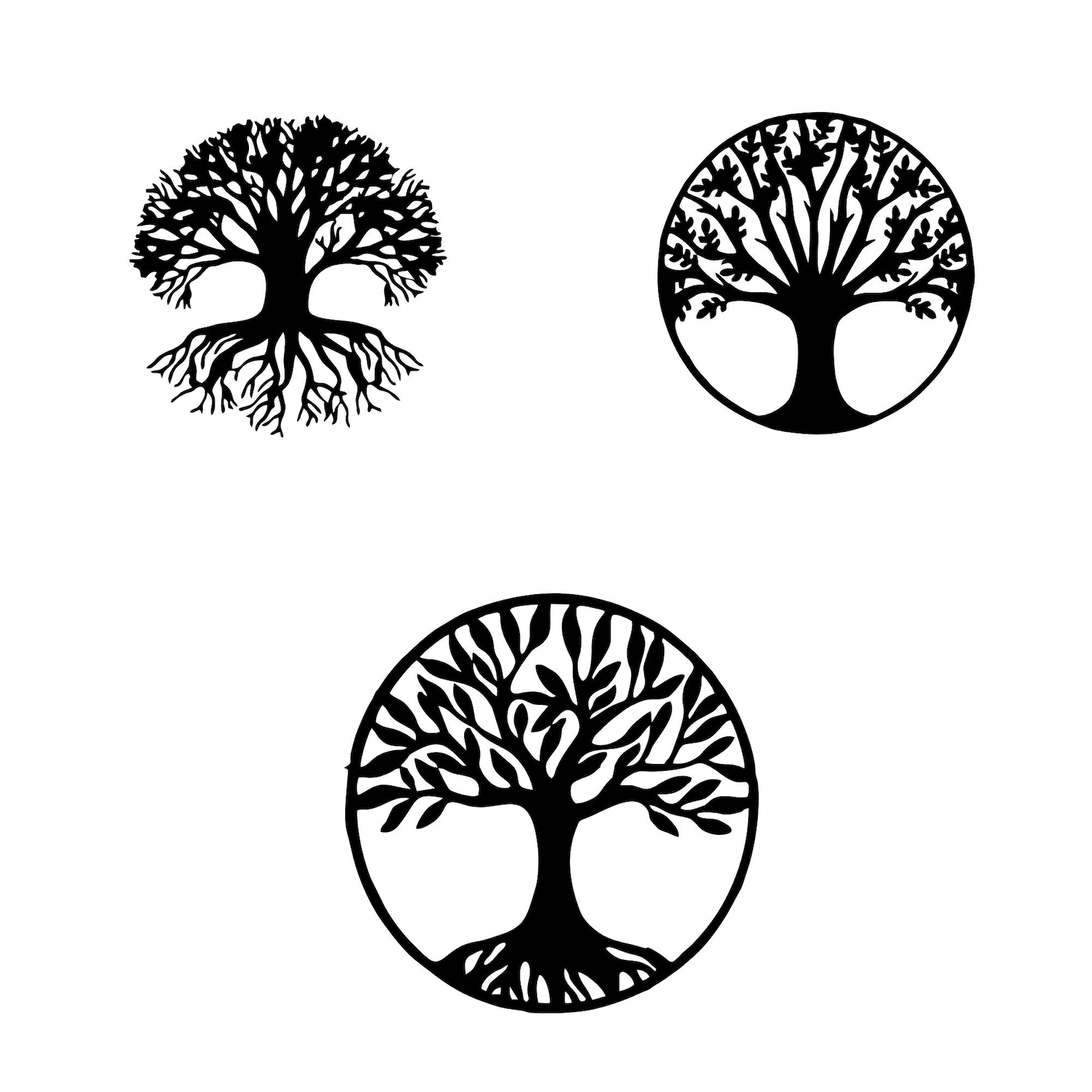 Tree of Life Svg Bundle, Tree Clipart, Spiritual Home Decor Vector ...