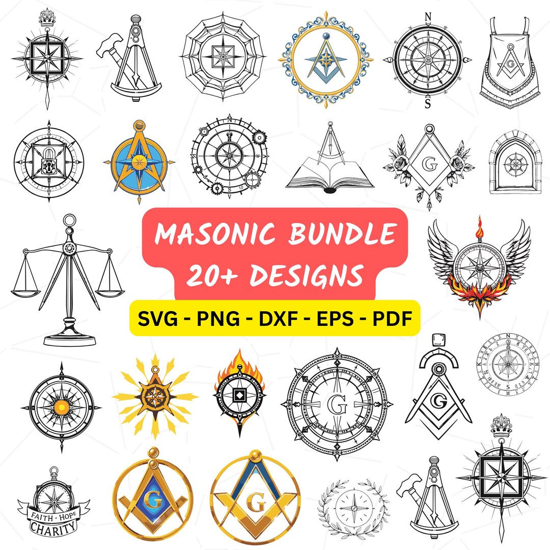 Masonic Svg Bundle, Freemason Svg, Third Eye Svg, Masonic, Freemason ...
