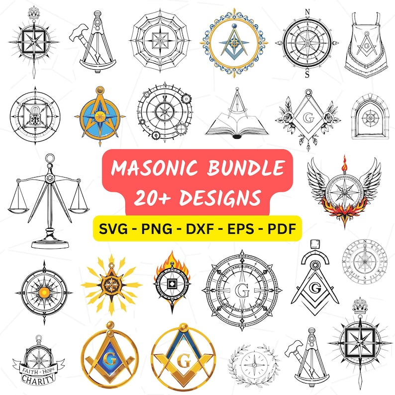 Masonic Svg Bundle, Freemason Svg, Third Eye Svg, Masonic, Freemason ...