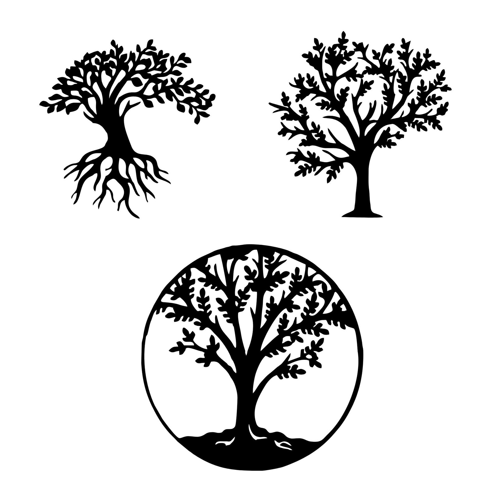 Tree of Life Svg Bundle, Tree Clipart, Spiritual Home Decor Vector ...