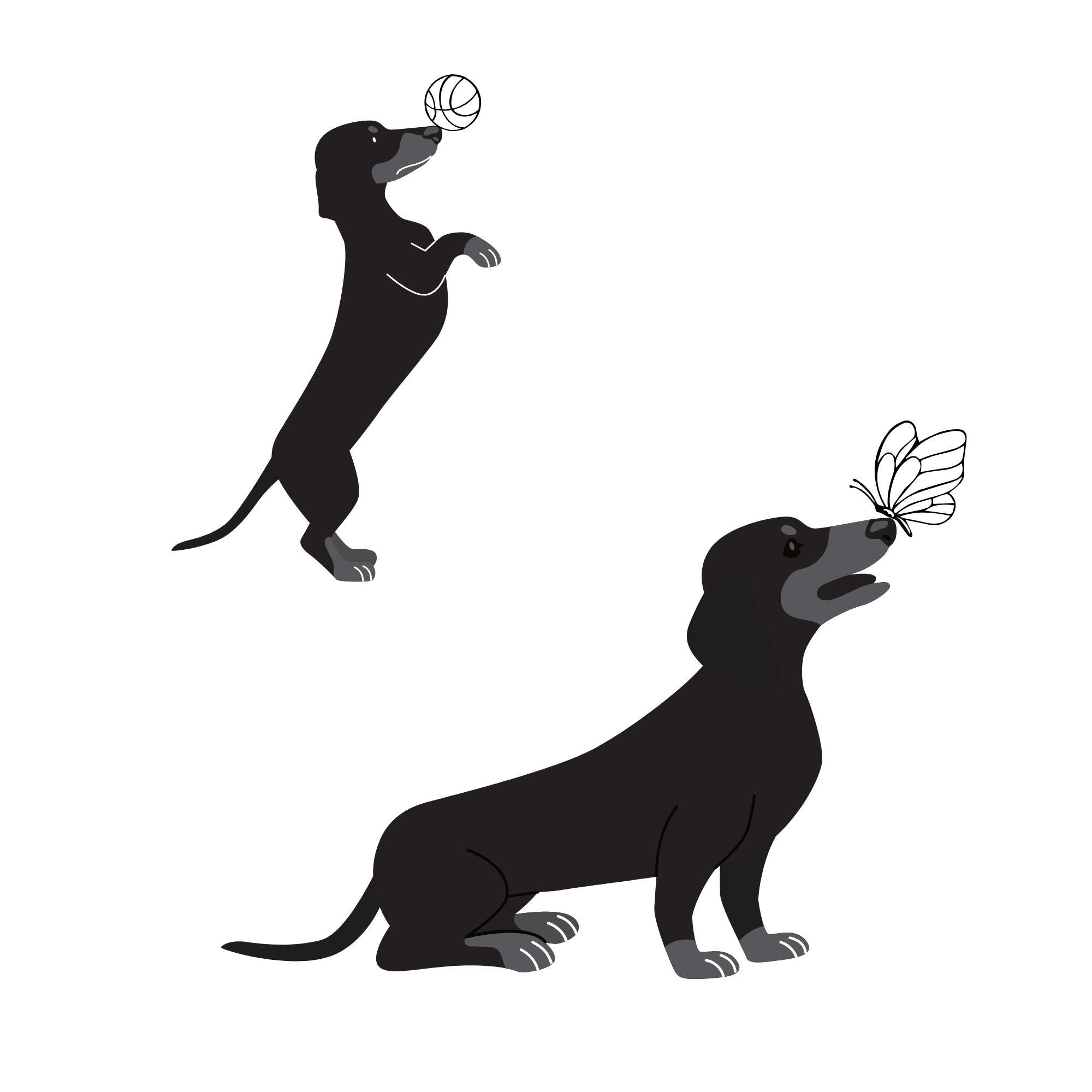 Dog Svg Bundle, Cute Dog Clipart, Pet Vector, Dog Decal, Dog Cut Files ...