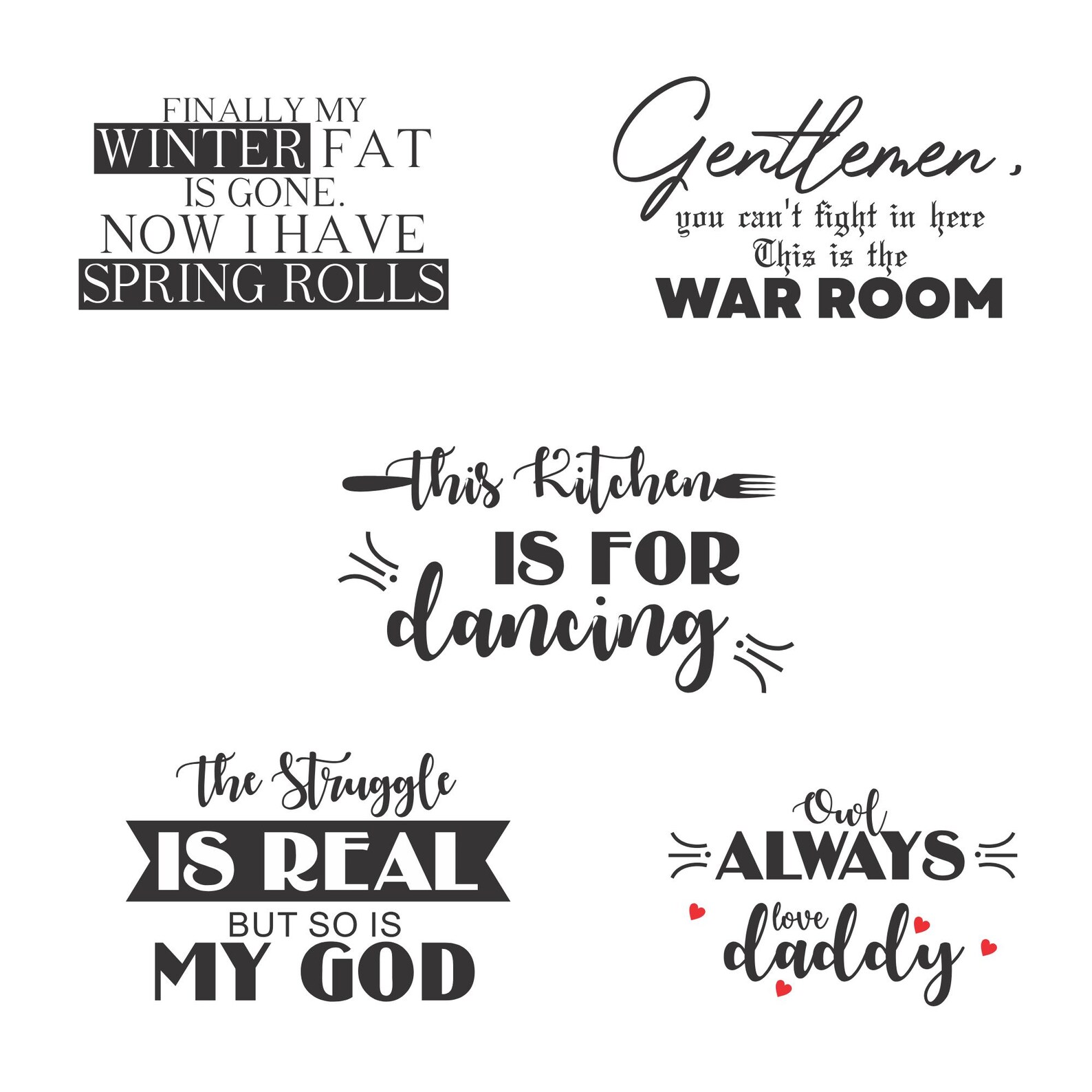 Sarcastic Svg Bundle, Funny Clipart, Sarcasm Vector, Sassy Decal ...