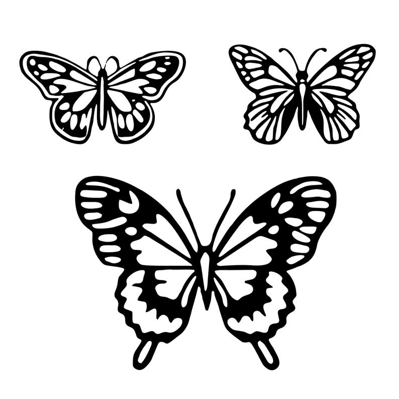 Butterfly Svg Bundle, Butterfly Clipart, Butterfly Vector, Butterfly ...