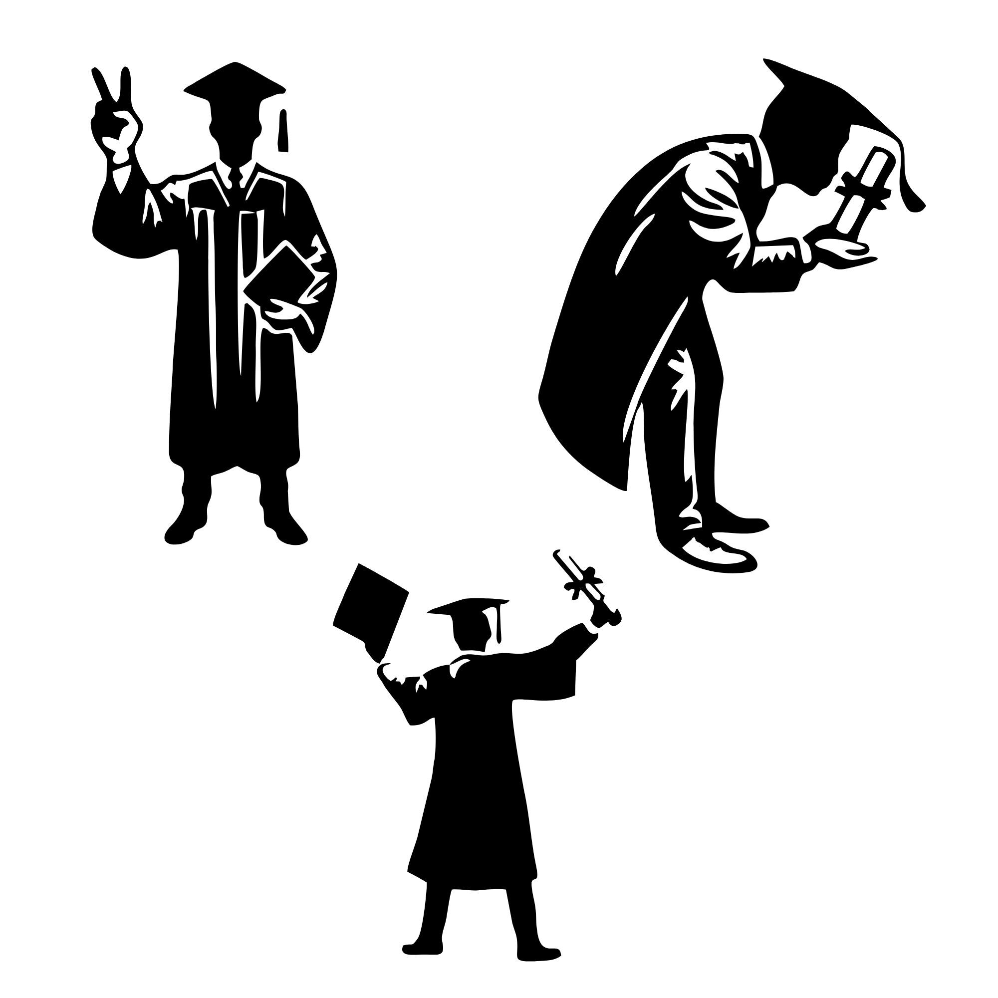 Graduation SVG Bundle, Graduation PNG Bundle, Graduation Clipart ...