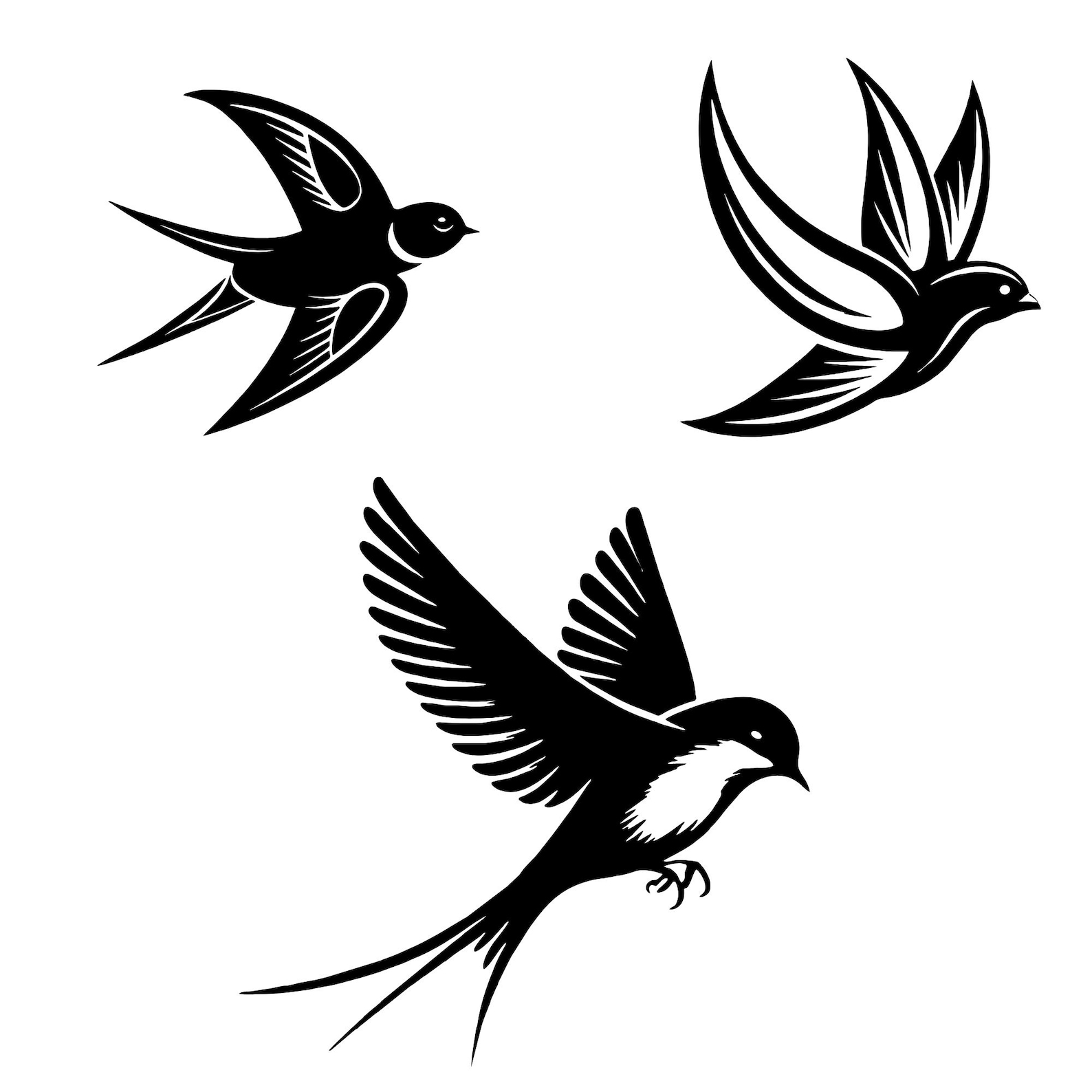 Swallow SVG Bundle, Swallow Vector, Swallow Cut Files, Swallows Svg ...