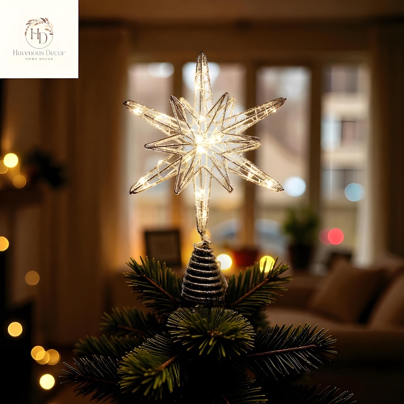 Moravian Star Tree Topper - Etsy