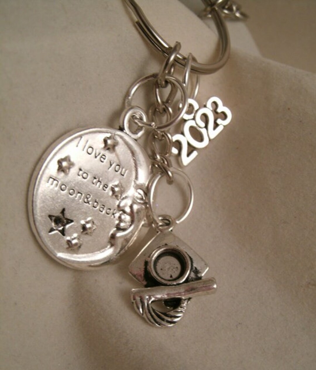 2023 Year Also Year 2024 Graduation Key Chain Clip I Love You to the ...