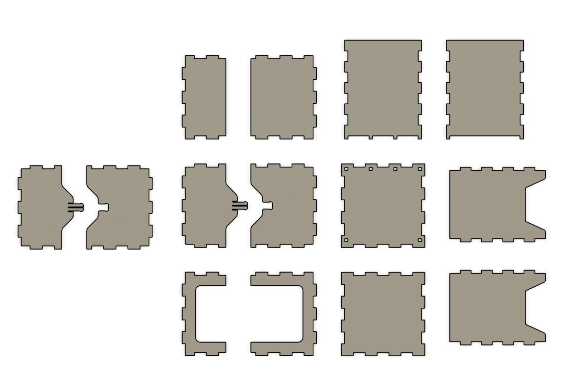 Windowed Deck Box for Toploader With Snap Latch. Laser Cut Files - SVG ...