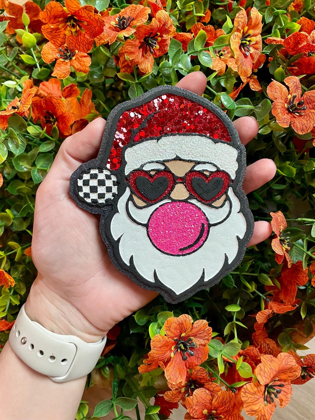 Boujee Santa Car Freshie Custom I Car Accessory I Christmas - Etsy