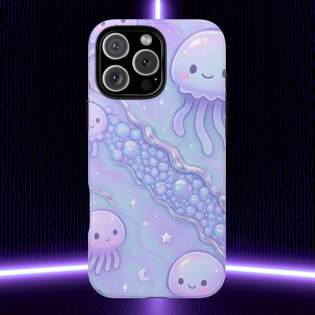 Cute Jellyfish Phone Case, Kawaii Pastel Aesthetic Cover for iPhone and ...