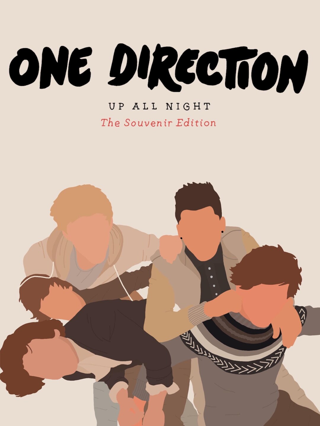 One Direction up All Night Digital Poster - Etsy