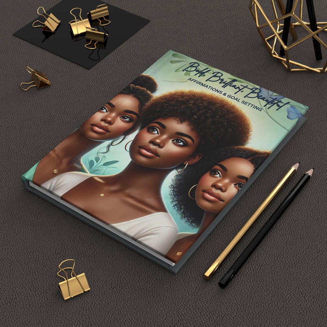 Bold and Beautiful Affirmation Journal Personalized Hardcover Notebook ...