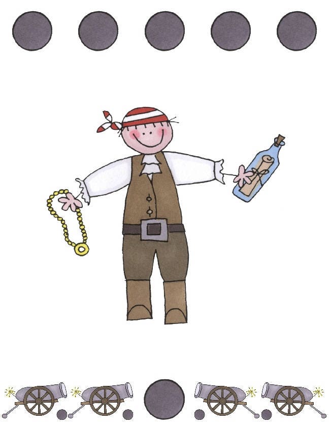 Calendario pirata y libro de memoria Calendario de 13 meses | Etsy