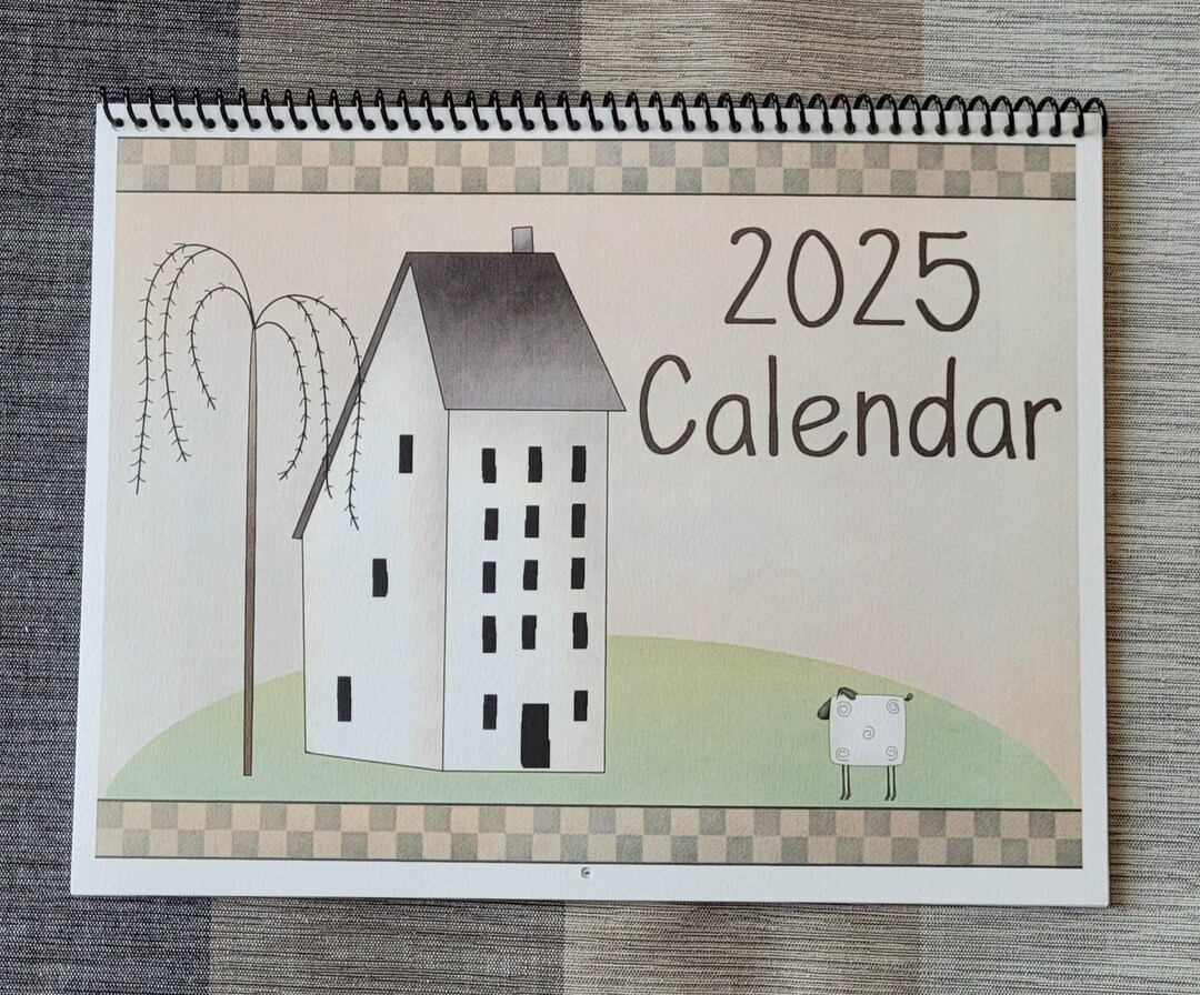 2025 Calendar Simply Saltboxes - Personalized - Etsy