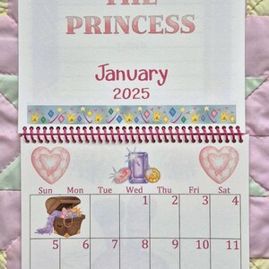 Little Girl Third Year Calendar and Memory Book ~ 13 Month Calendar ...