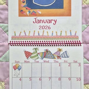 Little Girl Third Year Calendar and Memory Book ~ 13 Month Calendar ...