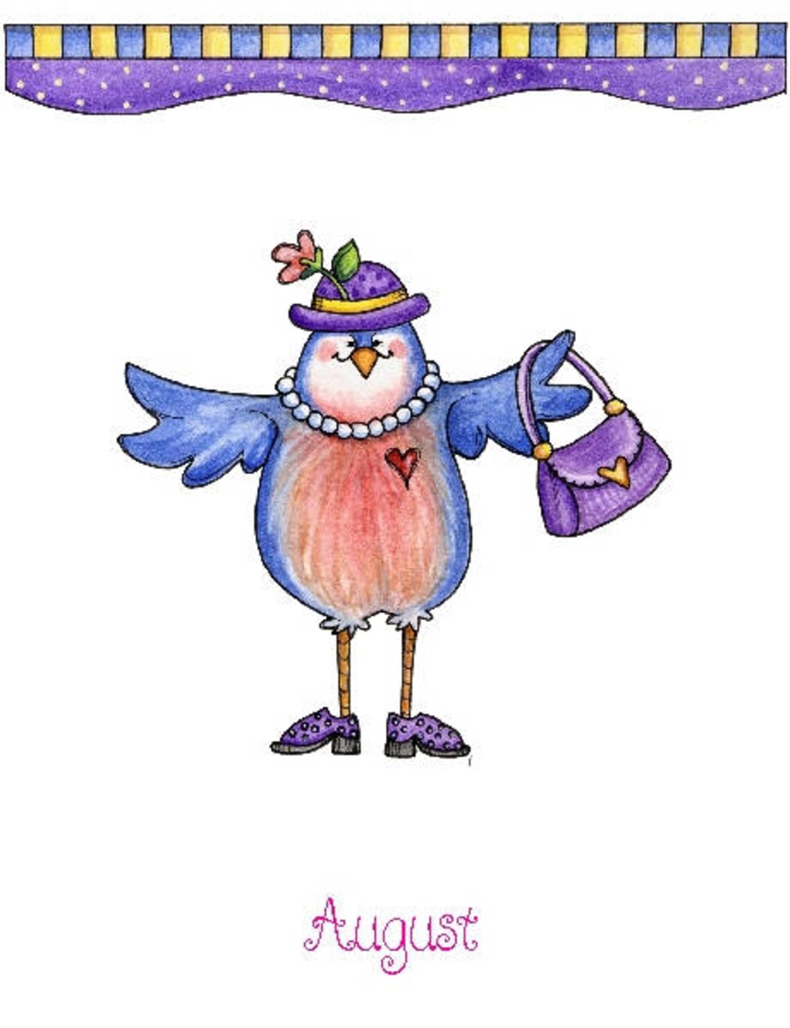 Little Girl Third Year Calendar and Memory Book 13 Month - Etsy