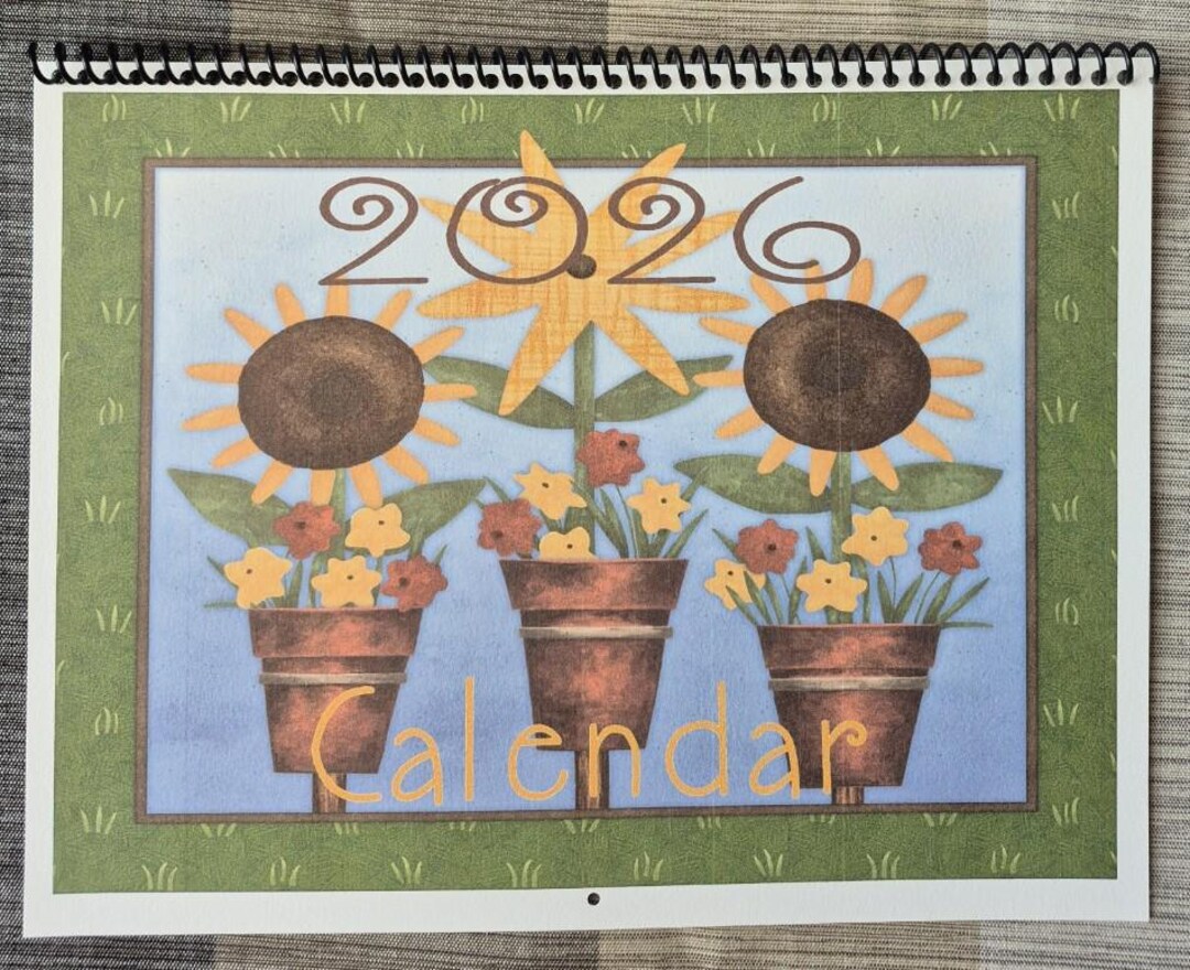 2026 Calendar Debbie Mumm Garden Folk - Etsy
