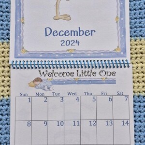First Year Baby Calendar and Memory Book for BOY ~ 13 Month Calendar ...