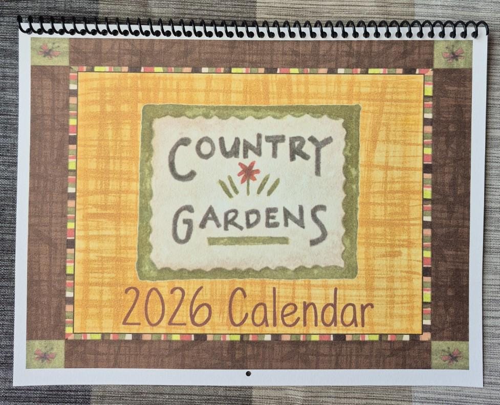 2026 Calendar Debbie Mumm Country Gardens *** New Design - Etsy