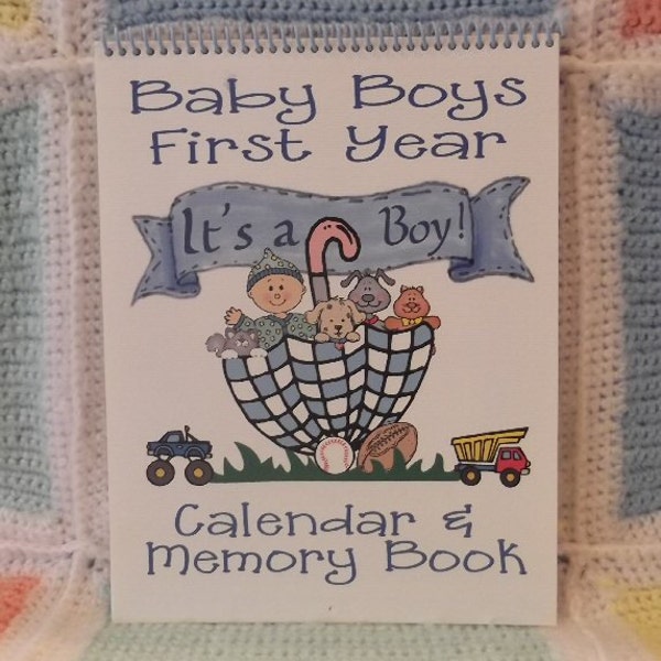 Baby First Year Calendar With Stickers - Etsy