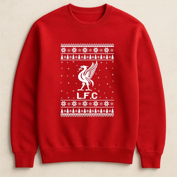 Liverpool Christmas Jumper - Etsy UK