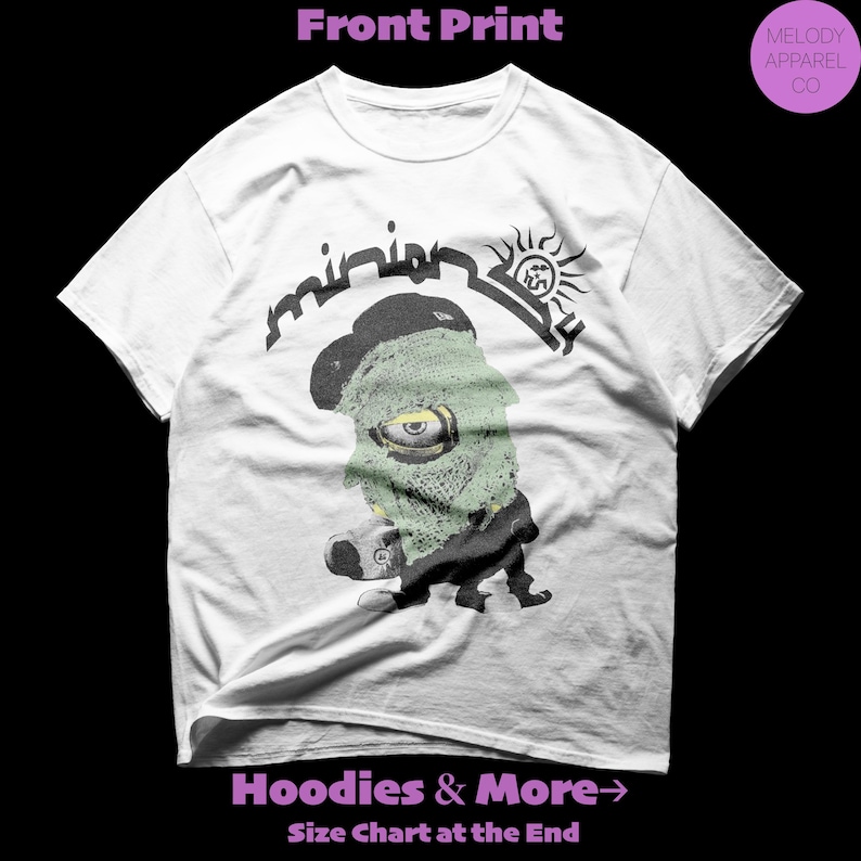 Minions Yeat Hoodie, Rapper Merch, Funny Graphic Hoodie, Twizzy Rich ...