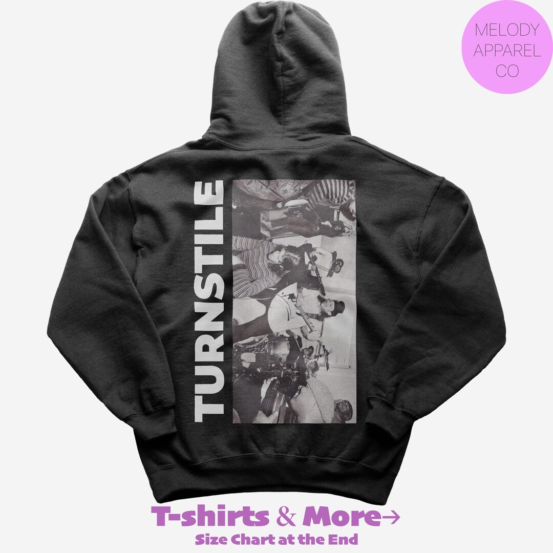Turnstile Hoodie, Hardcore Band Merch, Glow on Album, Music Sweatshirt ...