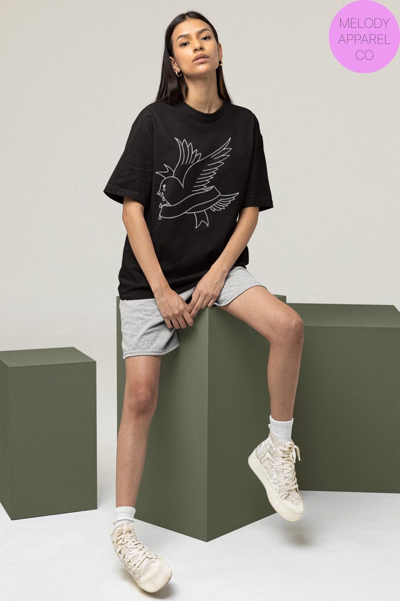 Lil Peep Crybaby Shirt, Peep Merch, Gothboiclique Tee, Emo Rap T Shirt ...