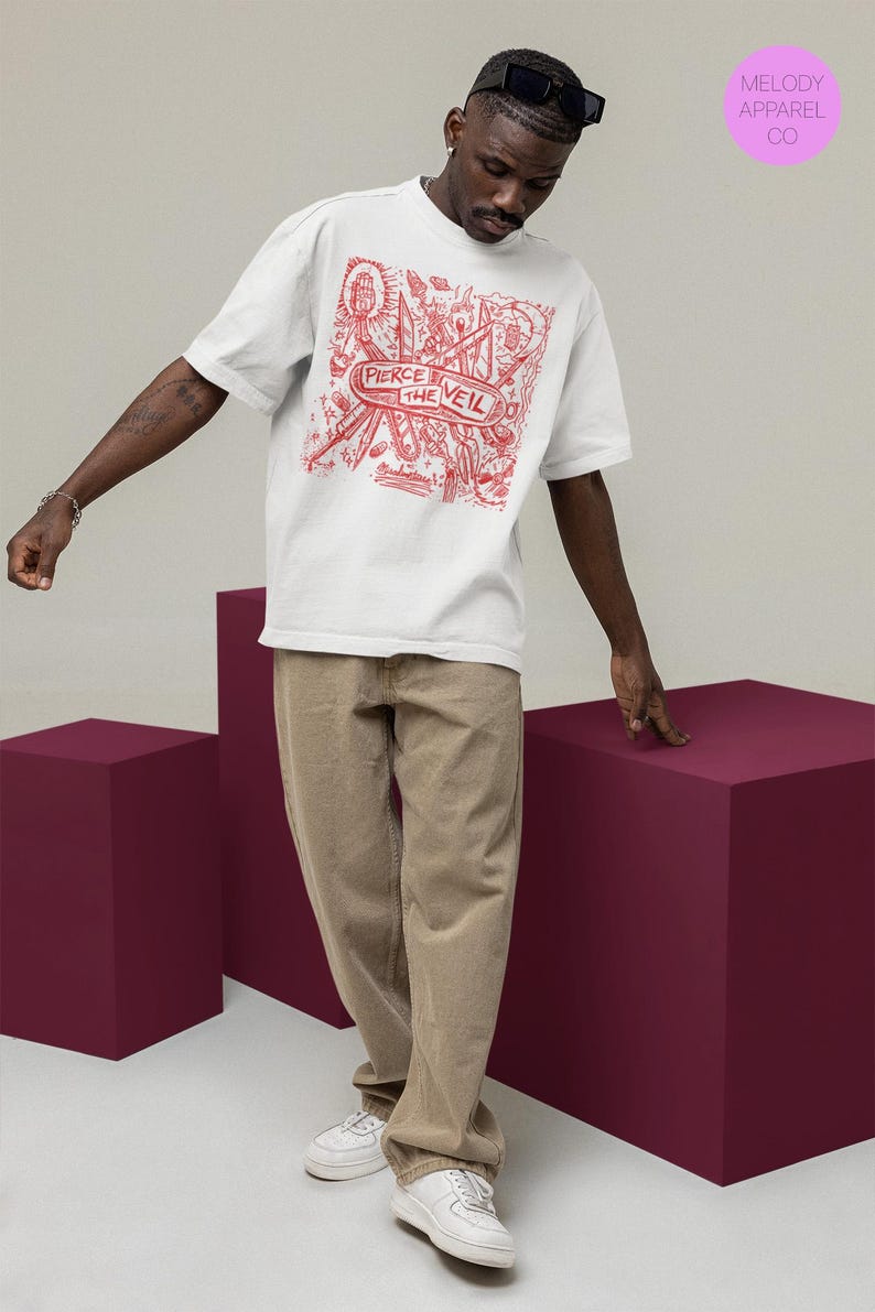 Pierce the Veil Hoodie, PTV Merch, Collide With the Sky, Band Hoodie ...