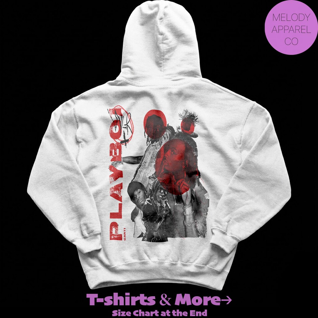 Playboi Carti Hoodie, Whole Lotta Red Merch, WLR Album, Rap Tee, Hip ...