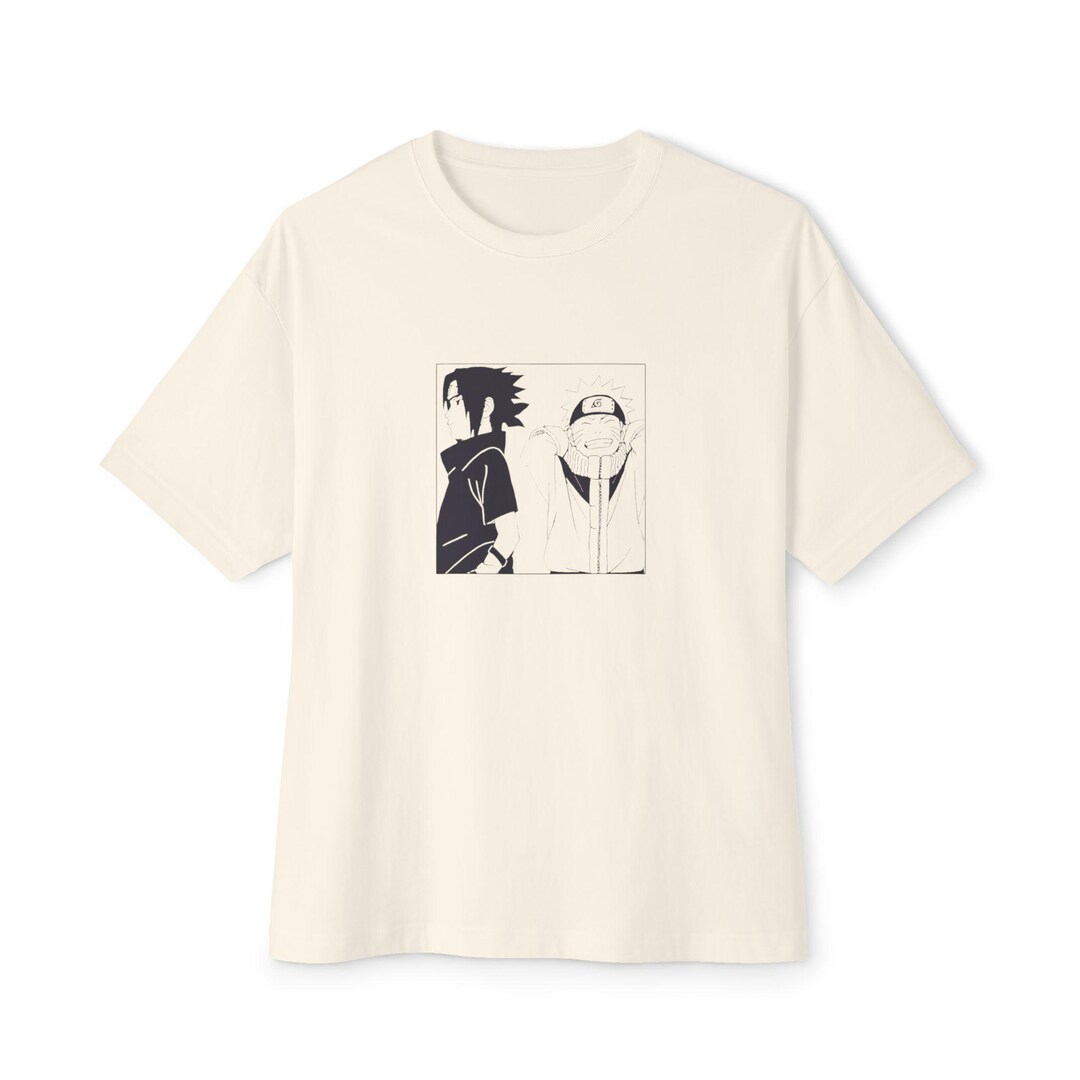 Naruto Unisex Oversized Boxy Tee, Gift for Fan Anime, - Etsy