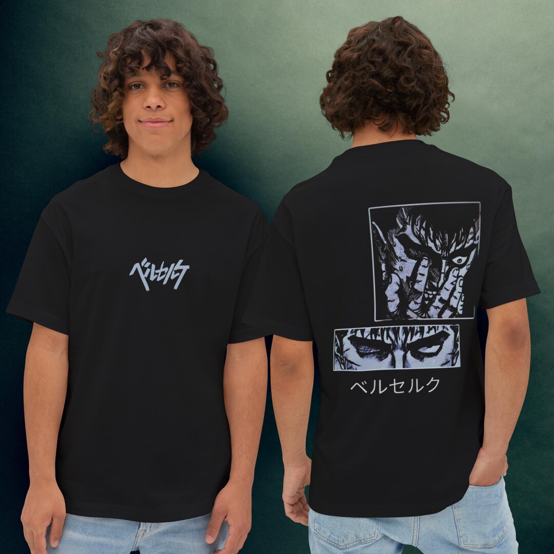 Berserk Anime Unisex Tee, Oversized Boxy Shirt for Fans, Graphic T ...