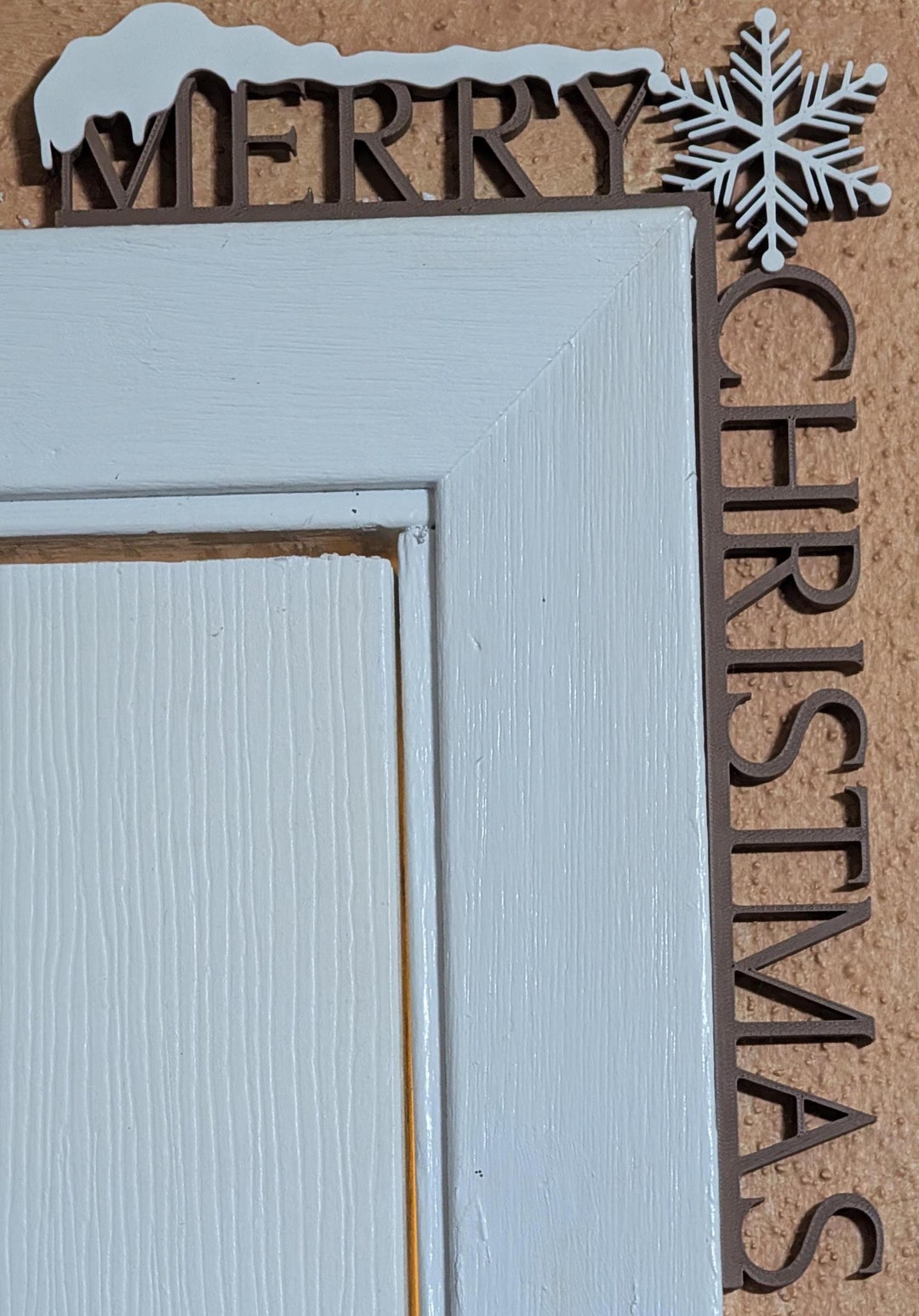 Christmas Door Corner Sign, Door Corner Sign, Merry Christmas Door Sign ...