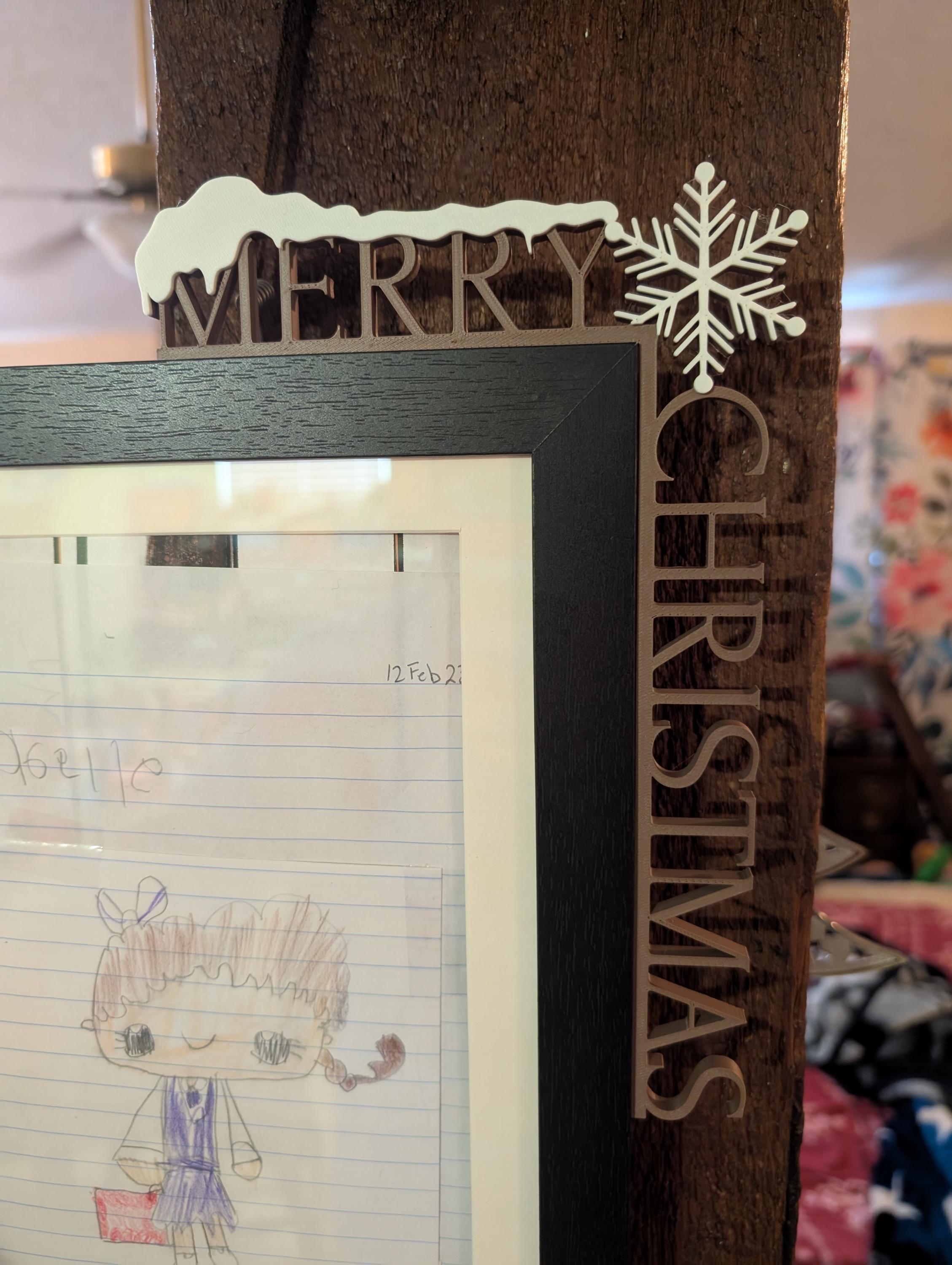 Christmas Door Corner Sign, Door Corner Sign, Merry Christmas Door Sign ...