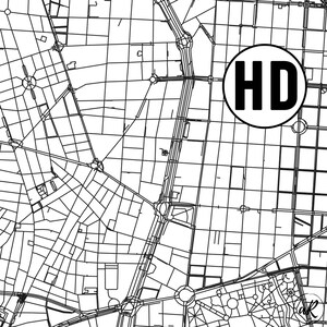Custom City Map, Minimalist, Any Town, Any City, Personalized Map ...