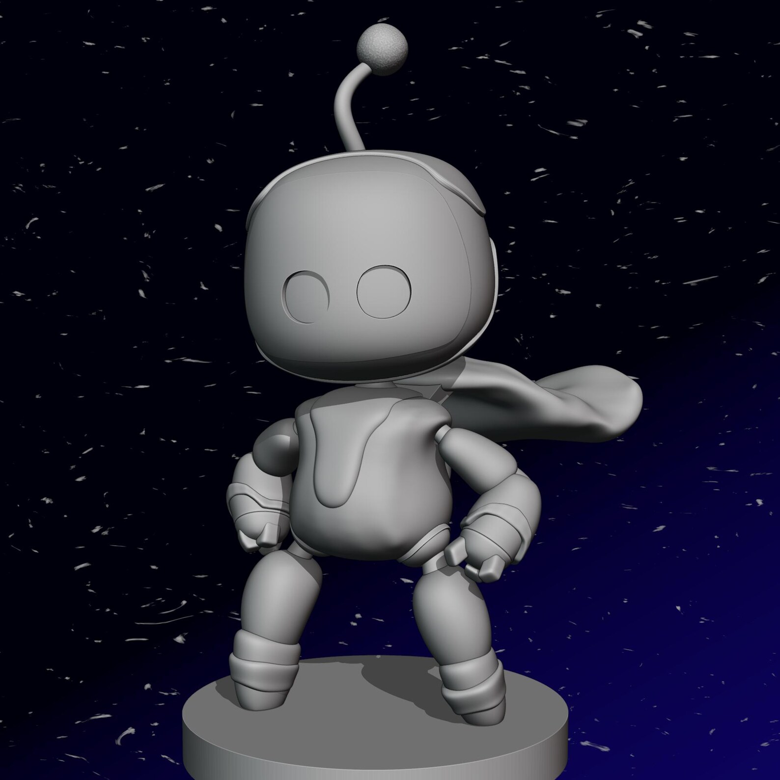 Astro From Astro Bot / Astro's Playroom 3MF Multicolor Files for AMS ...