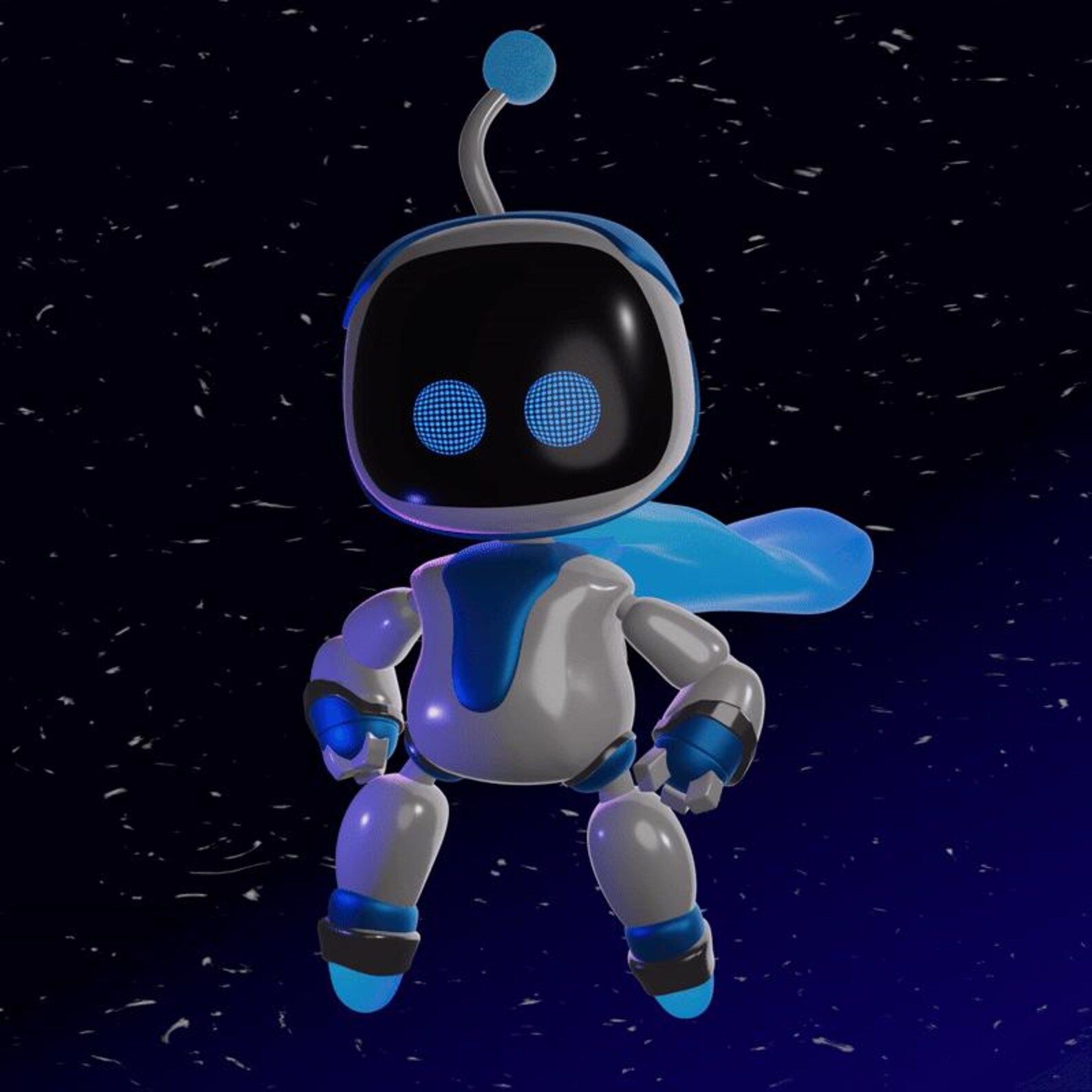 Astro From Astro Bot / Astro's Playroom 3MF Multicolor Files for AMS ...
