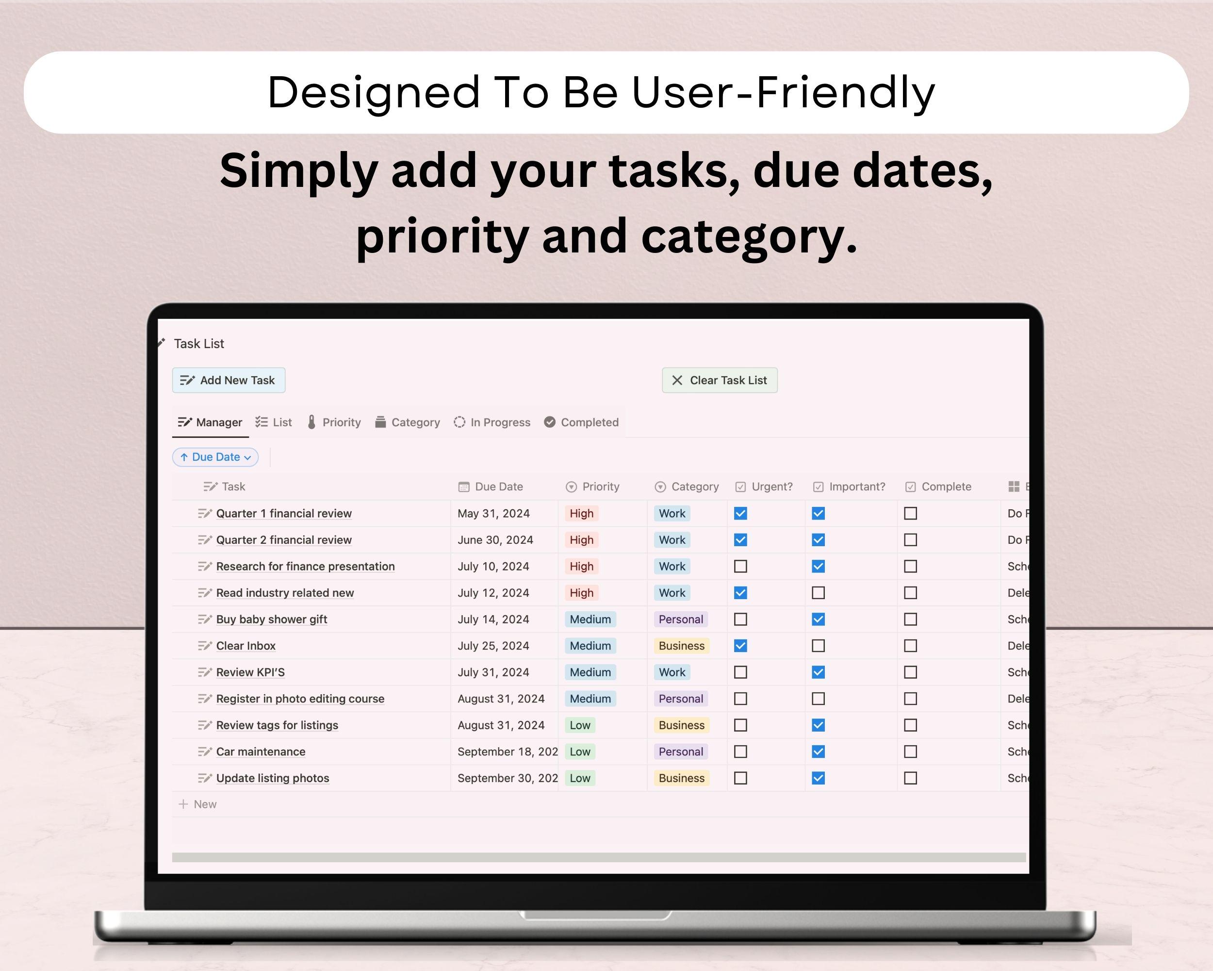 Notion Eisenhower Matrix Template Priority Matrix Decision Productivity ...