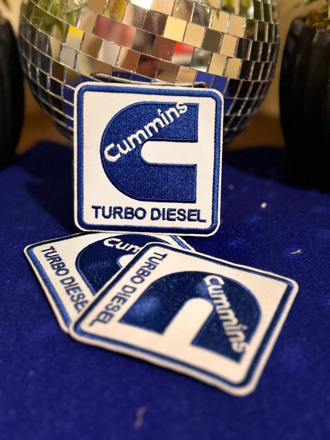 Turbo Diesel Cummins Inspired Retro Embroidered Patch Iron on Trucker ...