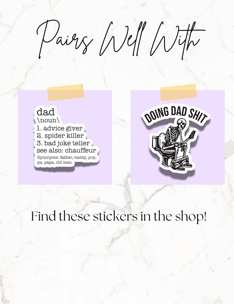 Dad Tax Sticker - Funny Food Pun | Making Sure It's Not Poison ...