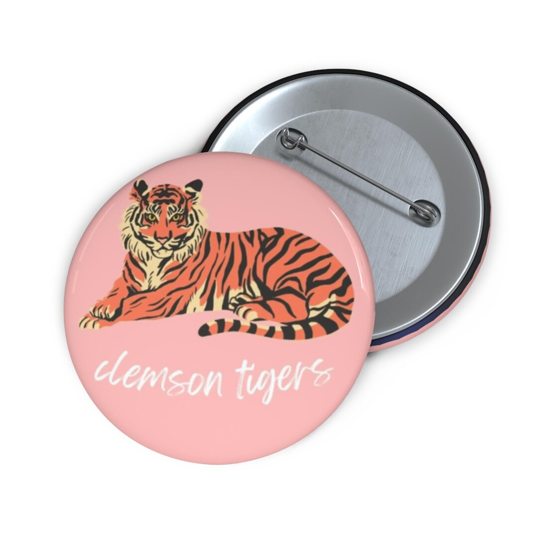 Clemson Game-day Pin Button - Etsy