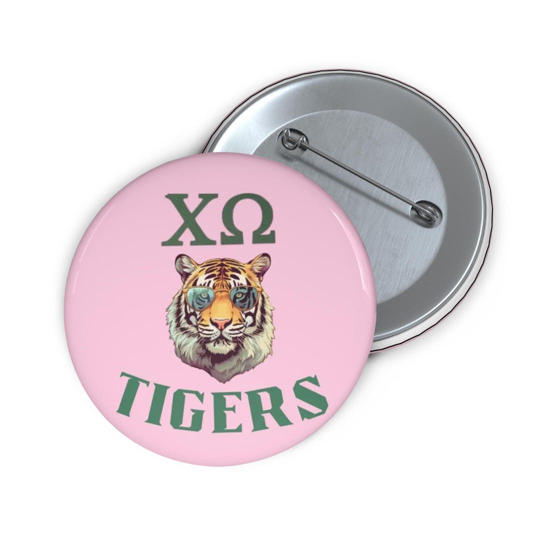 Chi Omega Clemson Pin Button - Etsy
