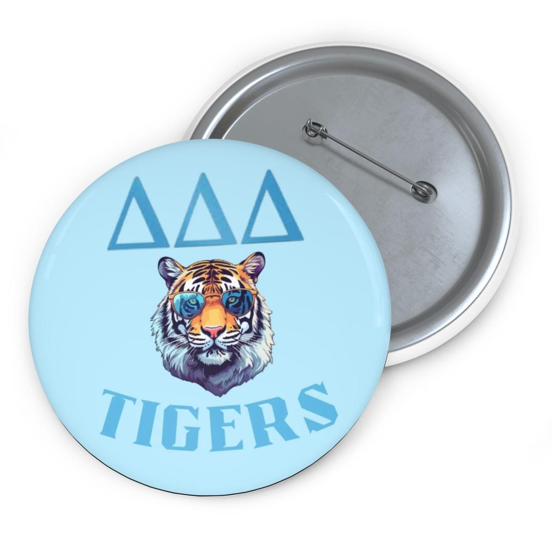 Tri Delta Clemson Pin Button - Etsy