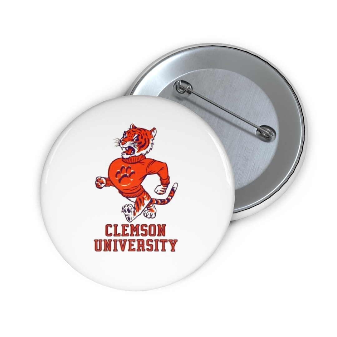 Clemson University Pin Button - Etsy