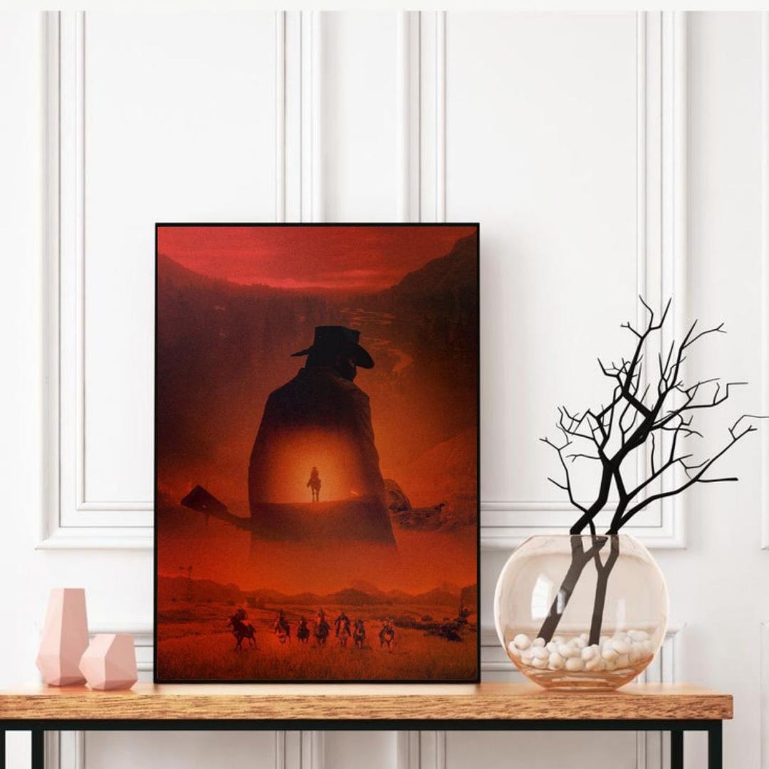 Printable Red Dead Redemption 2 Poster, Arthur Morgan Art, Western ...
