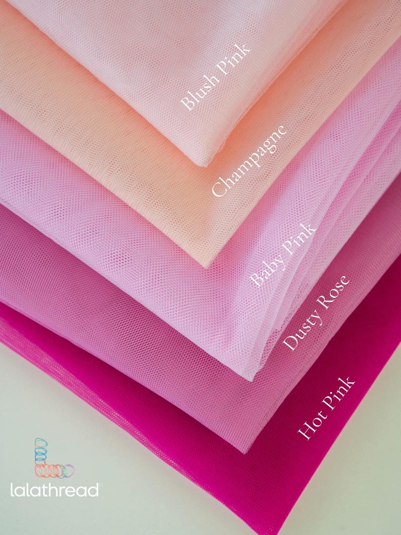 Sheer Soft Tulle Fabric by the Yard, 65" Wide Italian Tulle Fabric ...