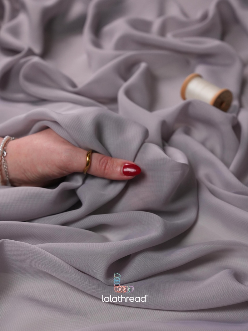 High Quality Matte Chiffon Fabric by the Yard, Flowing Sheer Soft ...