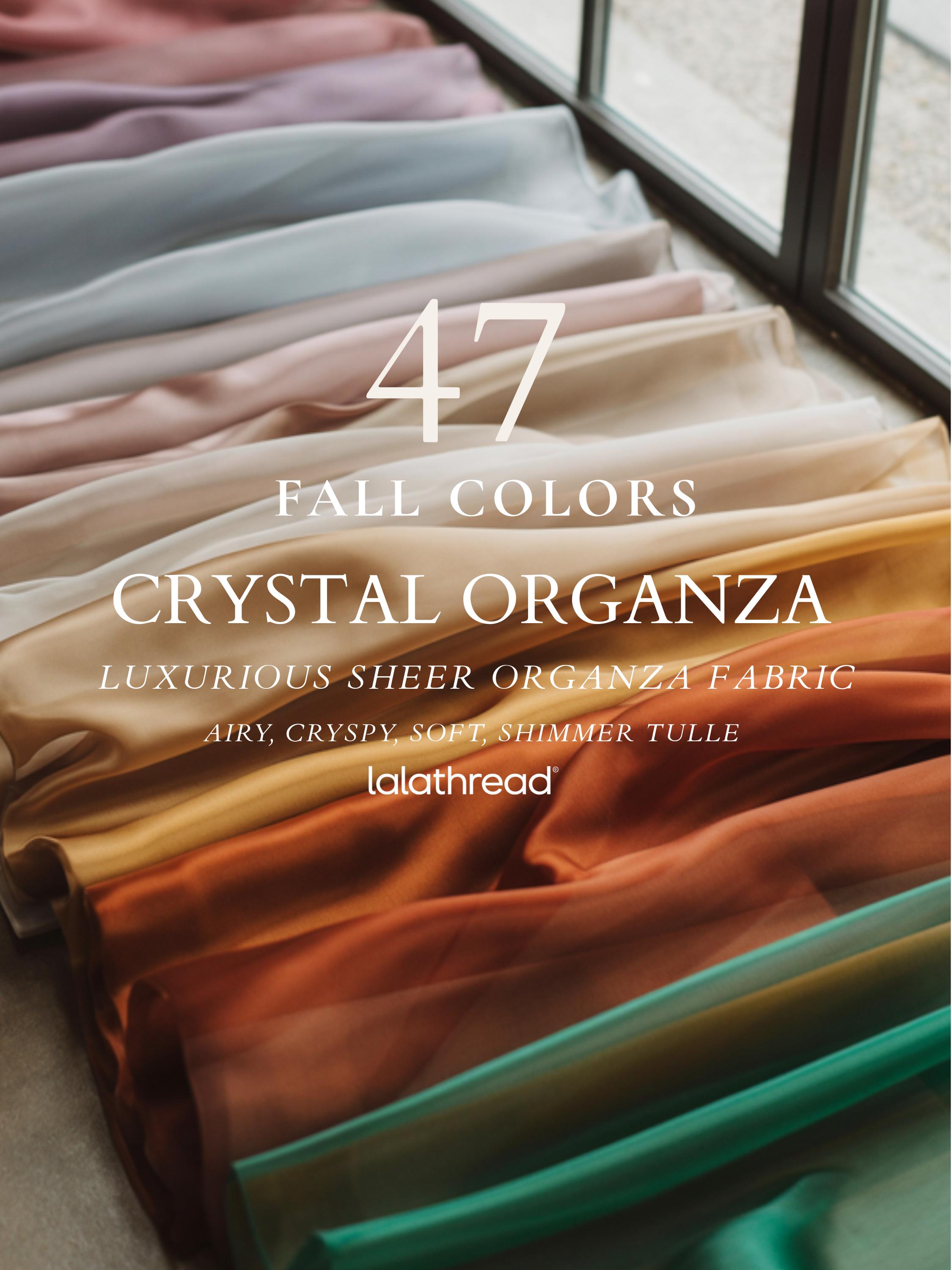 Premium Sheer Organza Fabric by Yard 60"wide,crystal Organza Wedding ...
