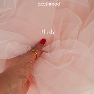Sheer Soft Tulle Fabric by the Yard, 65" Wide Italian Tulle Fabric ...